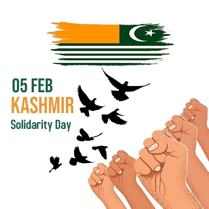 kashmir solidarity day instagram poster Template | PosterMyWall