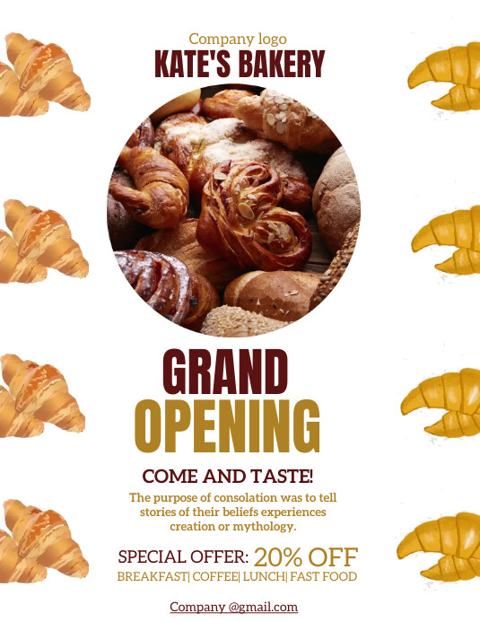 Copy of Kate's bakery | PosterMyWall