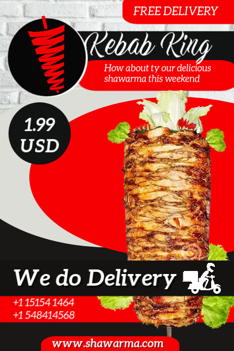 Modèle Kebab | PosterMyWall