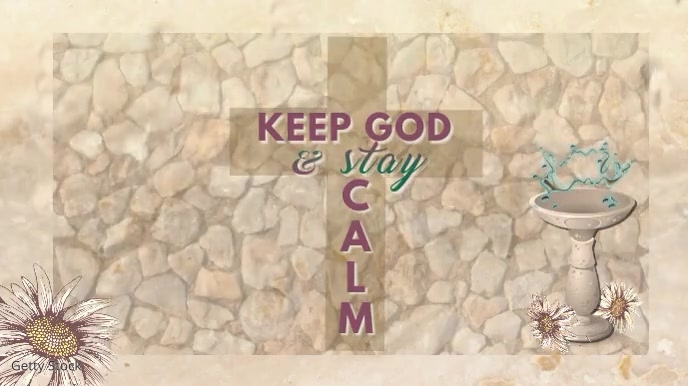 Keep God Digital Display Template | PosterMyWall