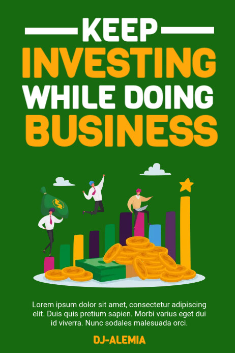 Keep Investing Template | PosterMyWall