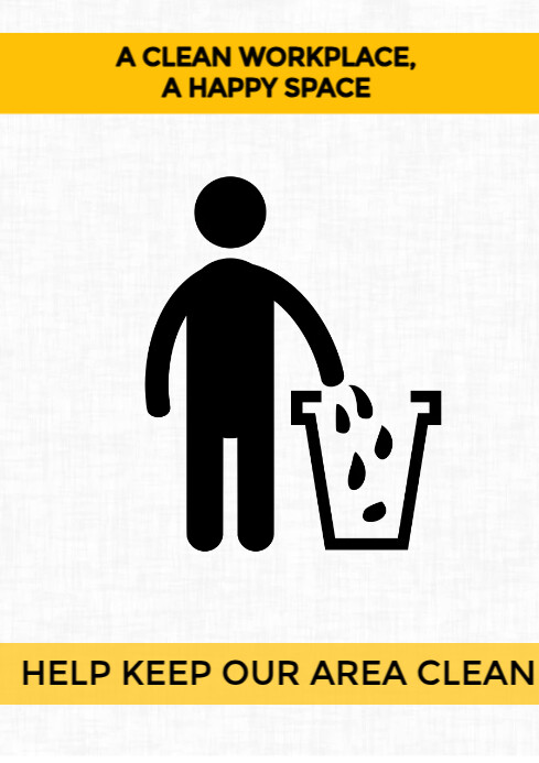 Copy of keep our area clean don't litter | PosterMyWall