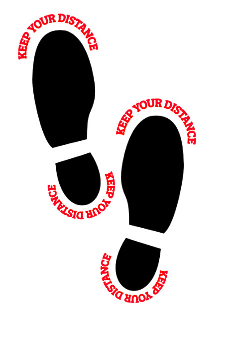KEEP YOUR DISTANCE Template | PosterMyWall