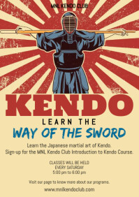 Kendo Training Camp Flyer Template | PosterMyWall