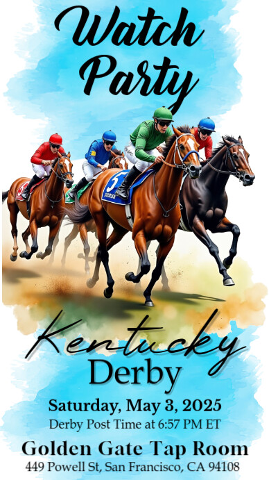 Copy of Kentucky Derby 151 Watch Party Instagram Story | PosterMyWall