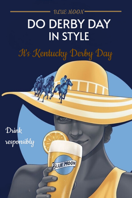 Plantilla de Kentucky Derby Day Poster Template | PosterMyWall