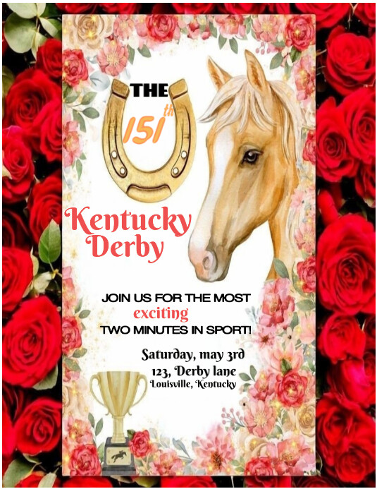 Kentucky Derby Template | PosterMyWall