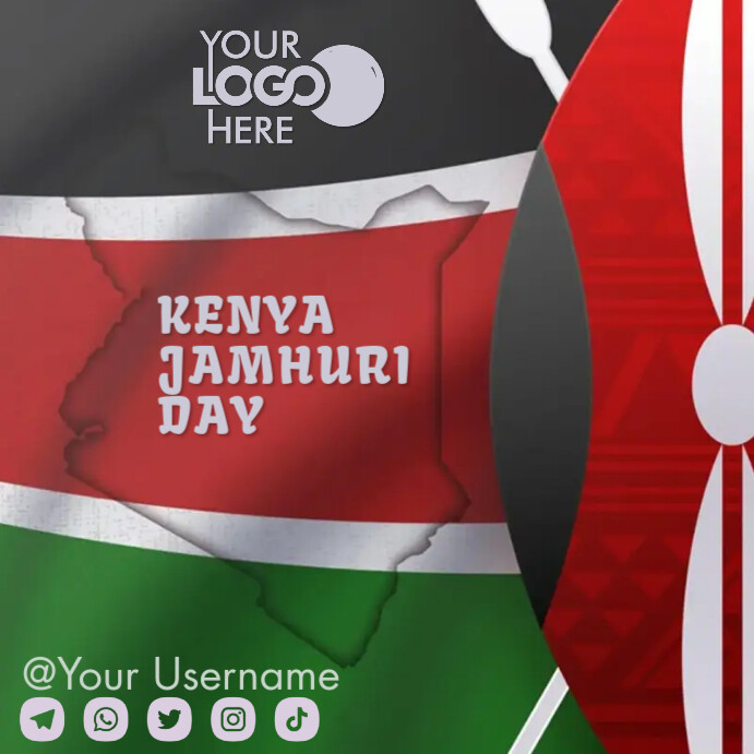 kenya jamhuri day Template | PosterMyWall