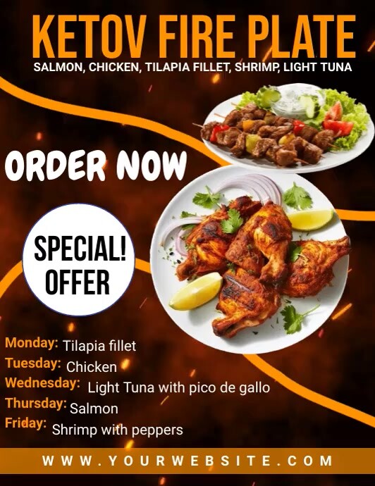 KETOV FIRE PLATE Template | PosterMyWall