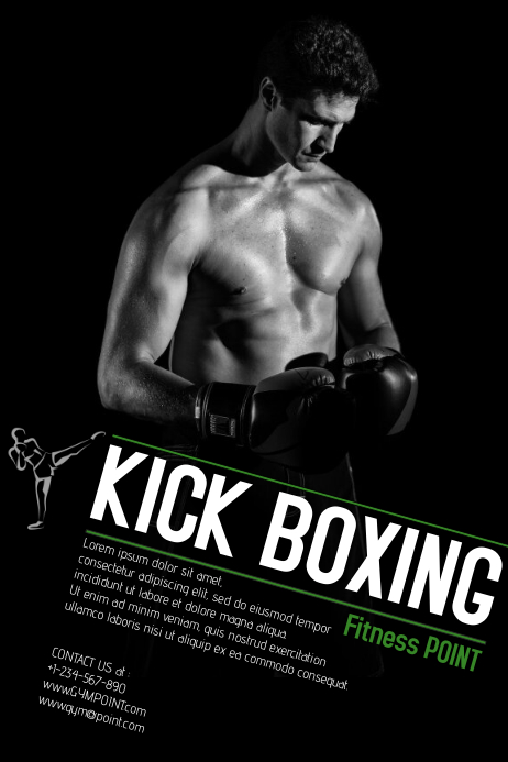 Kick Boxing Template | PosterMyWall
