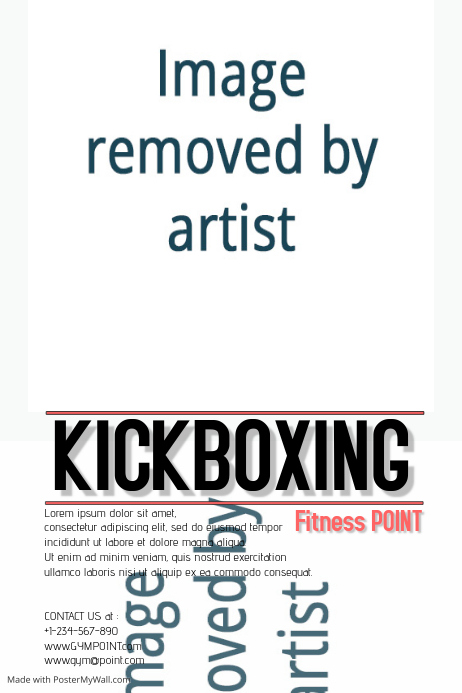 Kick Boxing Template | PosterMyWall