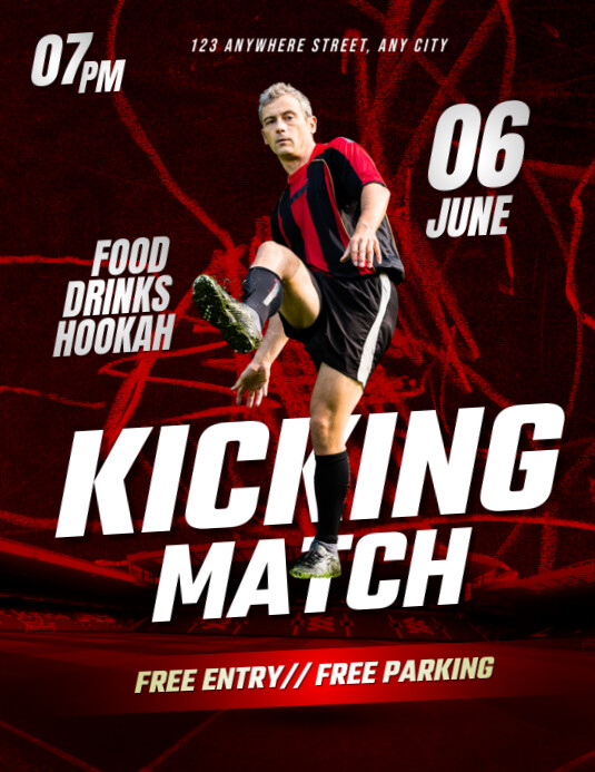 Copy of kick sports | PosterMyWall