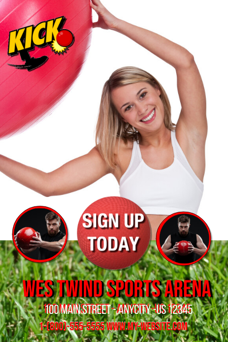 Kickball Template | PosterMyWall