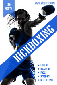 Kickboxing Training Camp Flyer Template | PosterMyWall