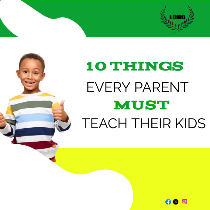 Copy of kid's Instructional Poster | PosterMyWall