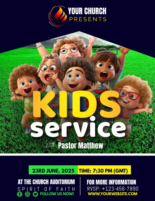 Copy of kid's service | PosterMyWall