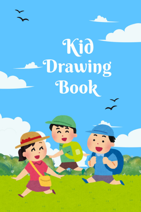 Kid drawing book Template | PosterMyWall