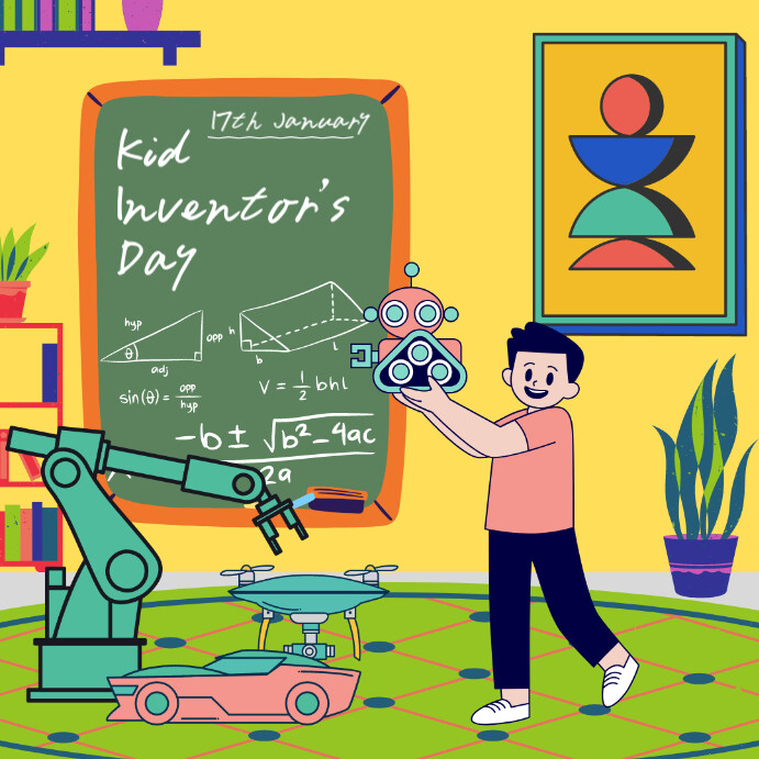 Kid Inventor's Day Template | PosterMyWall