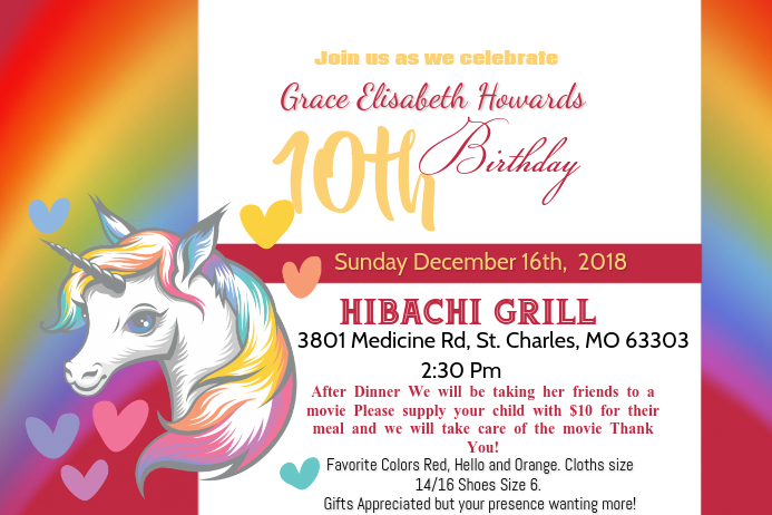 Kids Birthday Template | PosterMyWall