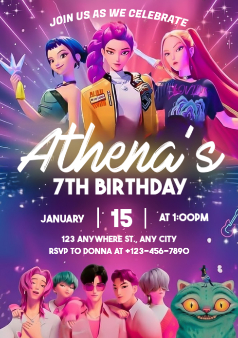 Copia di kids birthday | PosterMyWall