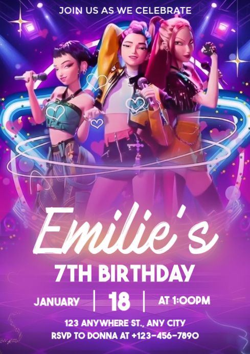 kids birthday Template | PosterMyWall