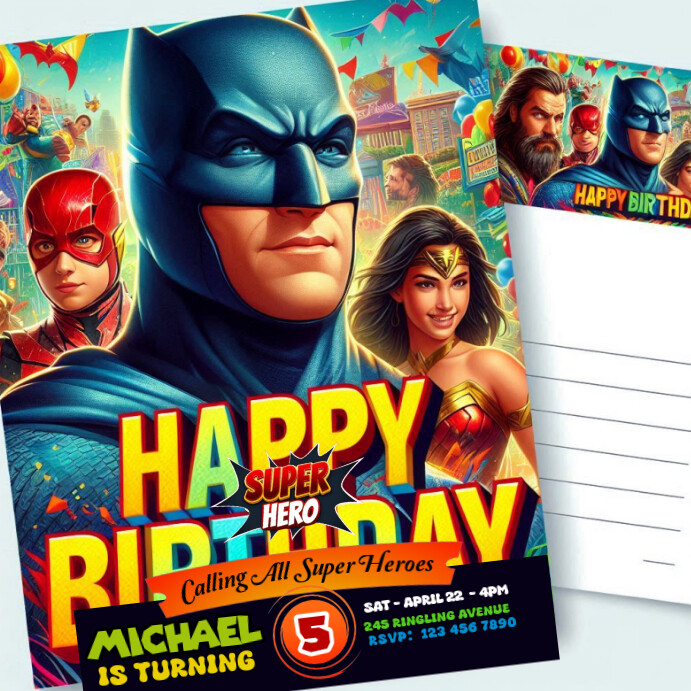 Kids birthday flyer Template | PosterMyWall