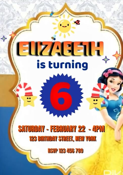 Kids Birthday Flyer Video Template | PosterMyWall