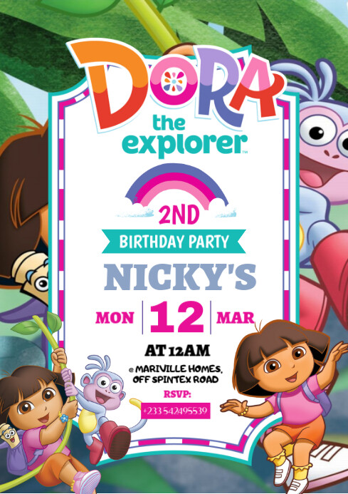 Copy of Kids Birthday Invitation | PosterMyWall