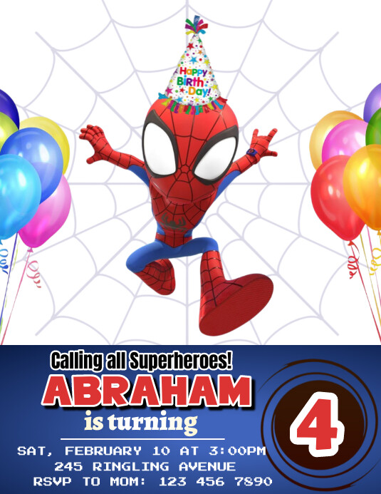 Kids birthday Poster Template | PosterMyWall