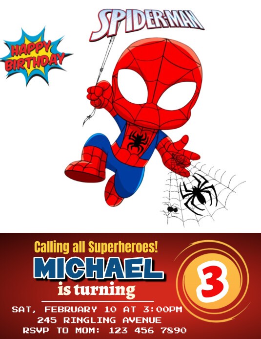 Kids birthday Poster Template | PosterMyWall