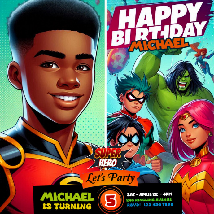 Copy of Kids Birthday poster | PosterMyWall