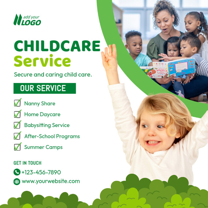 kids care center ad Template | PosterMyWall