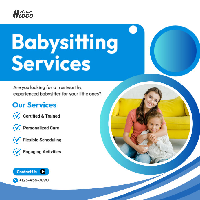 kids care center ad Template | PosterMyWall