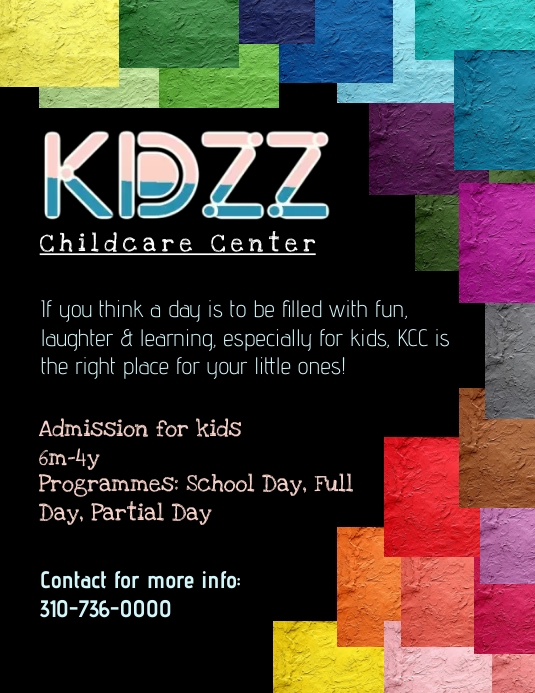 Kids Childcare Center Template | PosterMyWall