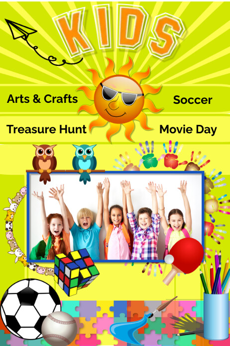 kids Club After school Club Poster Template | PosterMyWall
