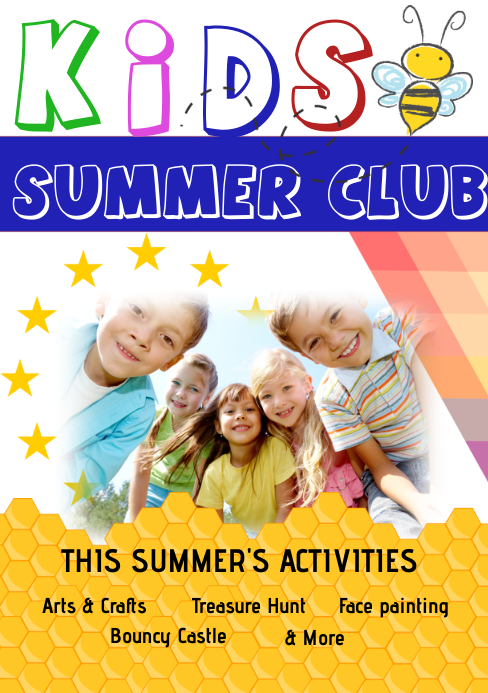 Copy of Kids club flyer | PosterMyWall