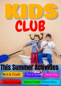 Kids club flyer Template | PosterMyWall