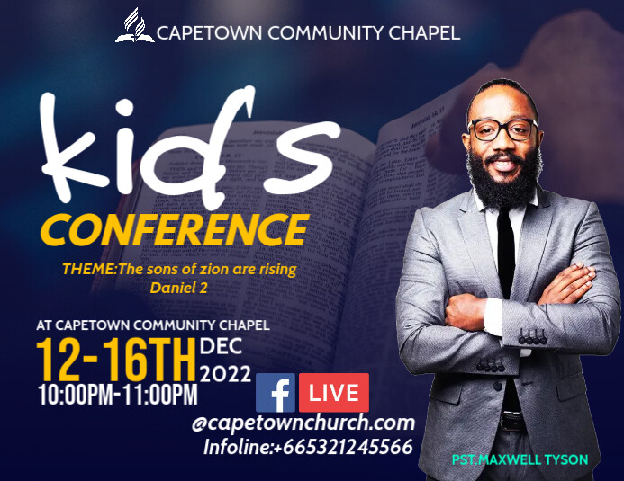 kids conference flyer template (2) | PosterMyWall