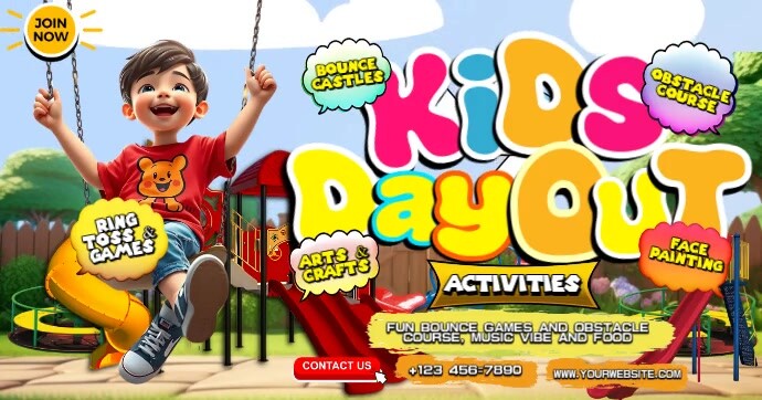 Kids Day Out: Fun-Filled Activities Edition Template | PosterMyWall