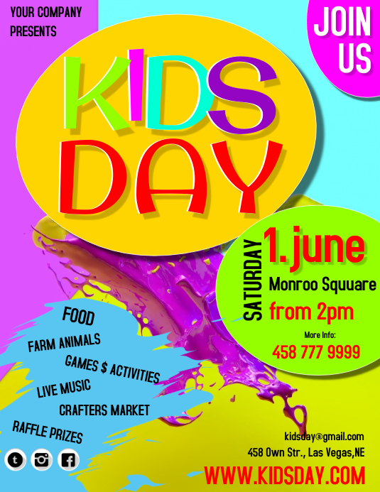 kids day2 Template | PosterMyWall