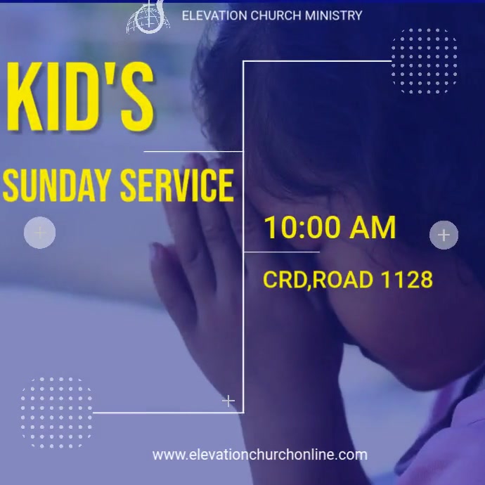 KIDS DEDICATION (6) Template | PosterMyWall