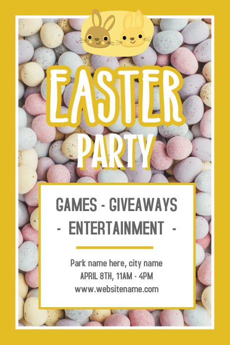 Kids Easter Party Template | PosterMyWall