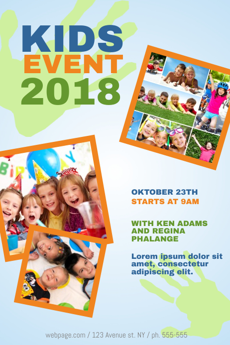 Kids Event Flyer Templae Template | PosterMyWall