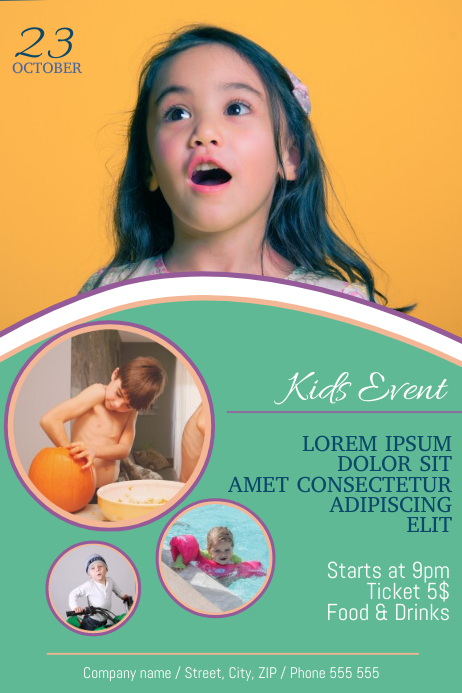 Kids Event Flyer Template | PosterMyWall