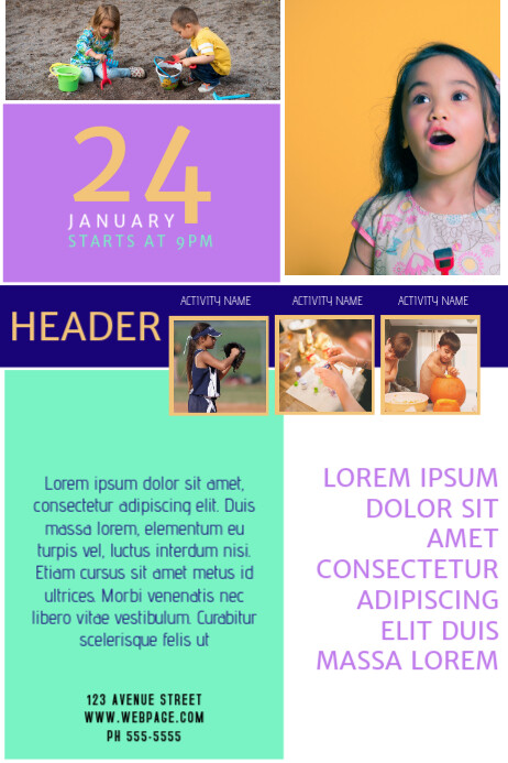 Kids Event Flyer Template | PosterMyWall