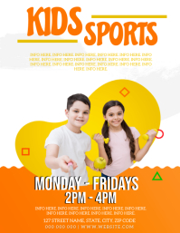 KIDS EXERCISE YOGA PROGRAM FLYER TEMPLATE | PosterMyWall