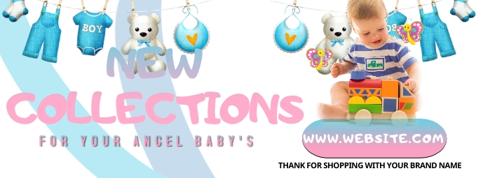 KIDS fashion facebook cover Template | PosterMyWall