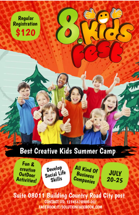 Plantilla de Kids Fest | PosterMyWall