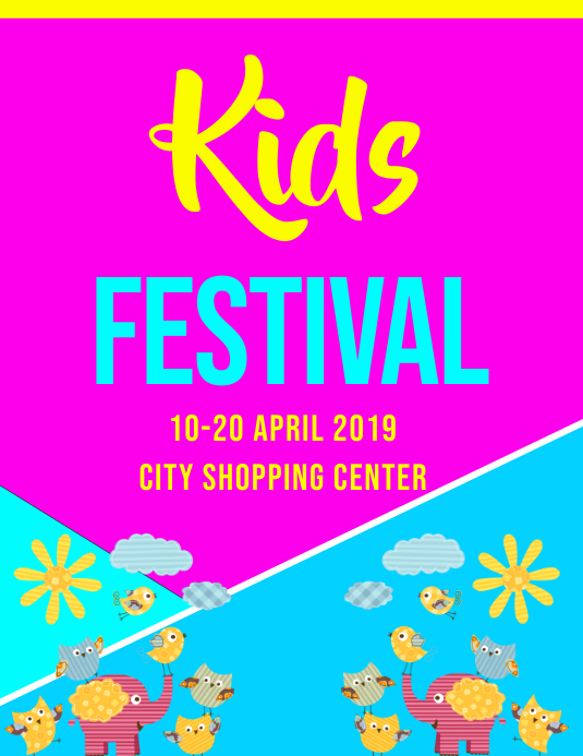 kids festival template | PosterMyWall