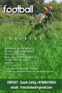 football training poster Template | PosterMyWall